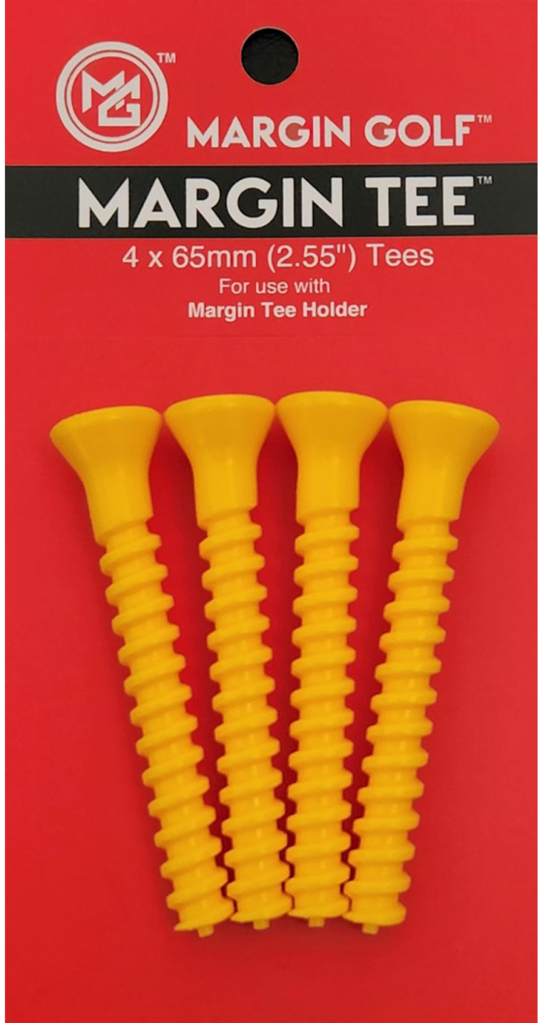 Margin Tee 4 Pack of 65mm (2.55") Flexible Tees – Margin Golf